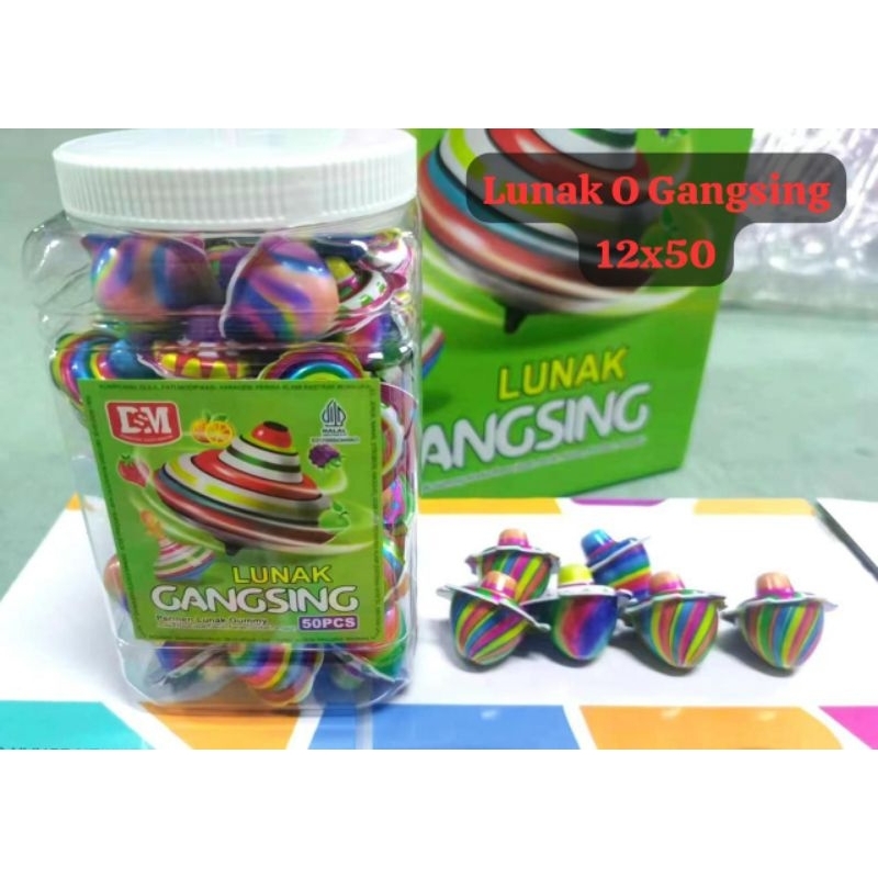 Jual Permen Cemilan Snack Jelly Yupi Gasing Pelangi isi 50 pcs | Shopee ...
