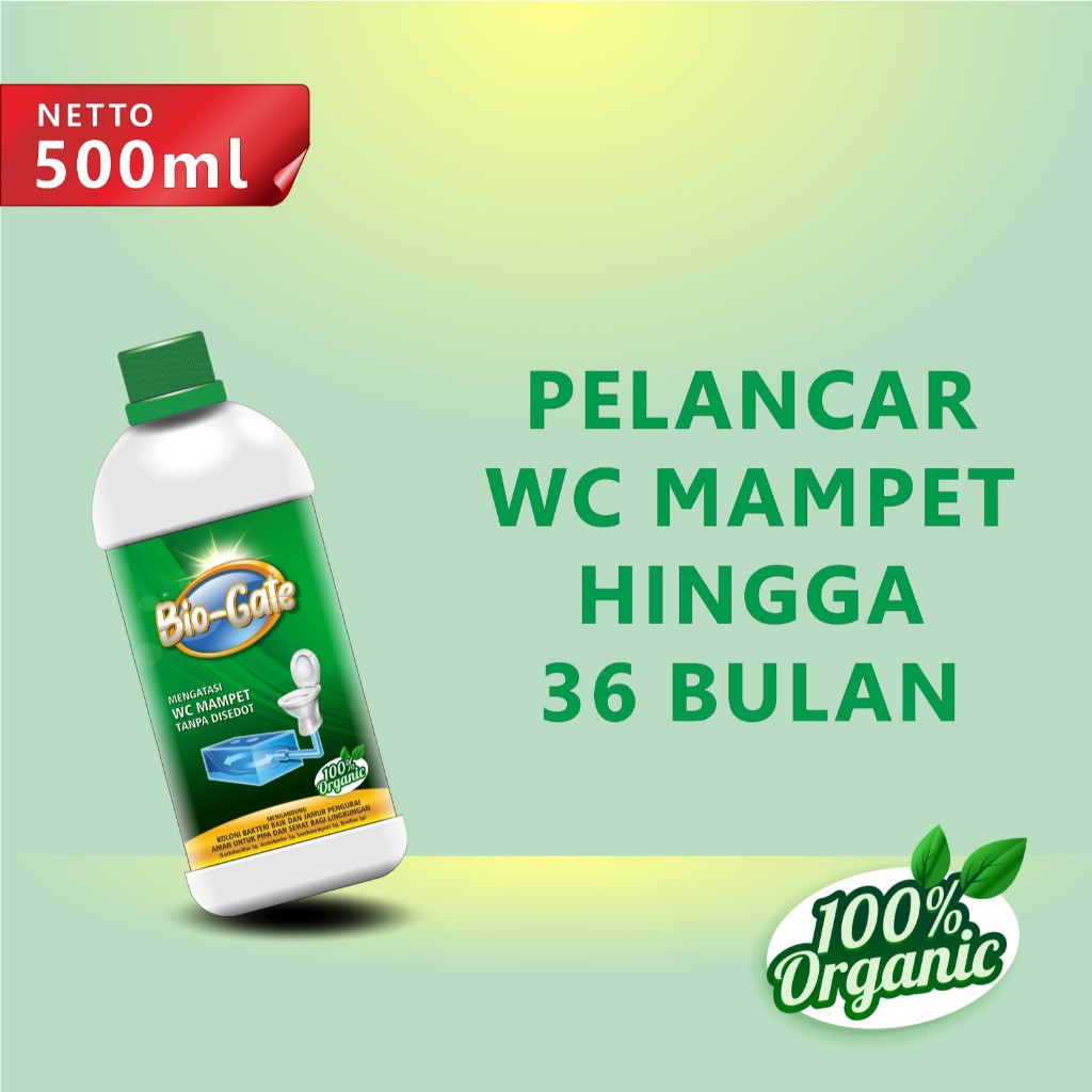 Jual (500ml) Bio Gate Pengurai Limbah WC & Septic Tank | Probiotik ...