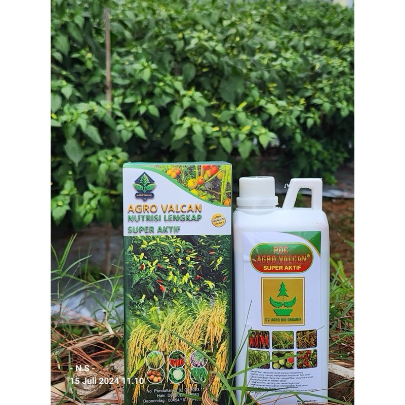 Jual AGRO VALCAN/PUPUK ORGANIK/NUTRISI SUPER AKTIF 1 LITER | Shopee Indonesia