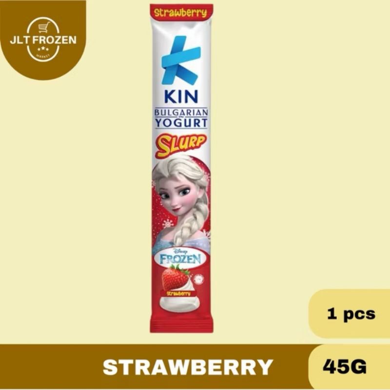 Jual KIN BULGARIAN YOGURT SLURP 45gr BLUEBERRY atau STRAWBERRY | Shopee Indonesia