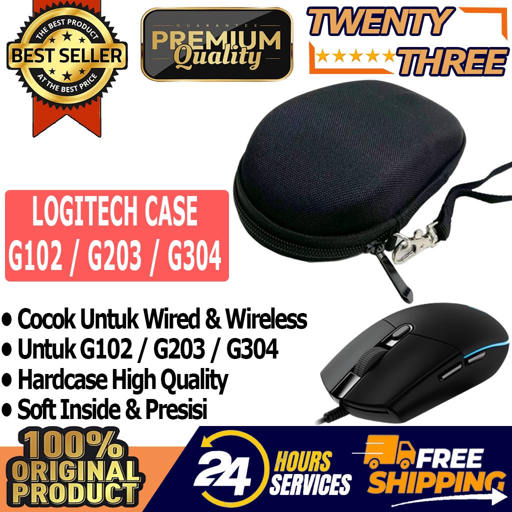 Jual Casing Hardcase Case Logitech G102 G203 G304 G305 Wired Wireless ...