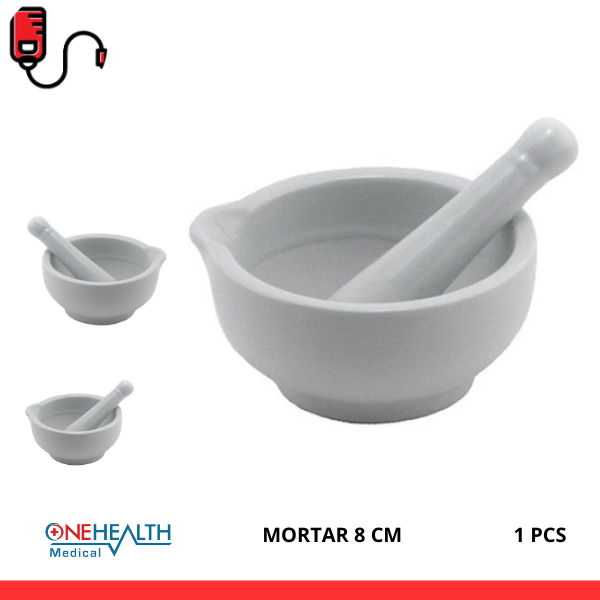Jual Mortar Stamper Alat Gerus Penumbuk Obat 8 cm Pastles | Shopee ...