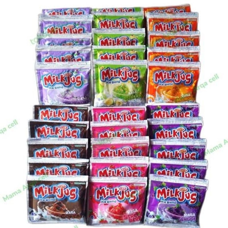 Jual MILKJUS ICE ES BLENDER MILK SHAKE POWDER ALL VARIANT KEMASAN ...