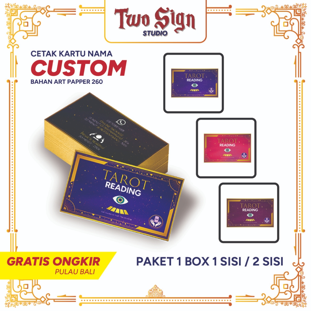 Jual PAKET KARTU NAMA CUSTOM ISI 100 PCS | Shopee Indonesia