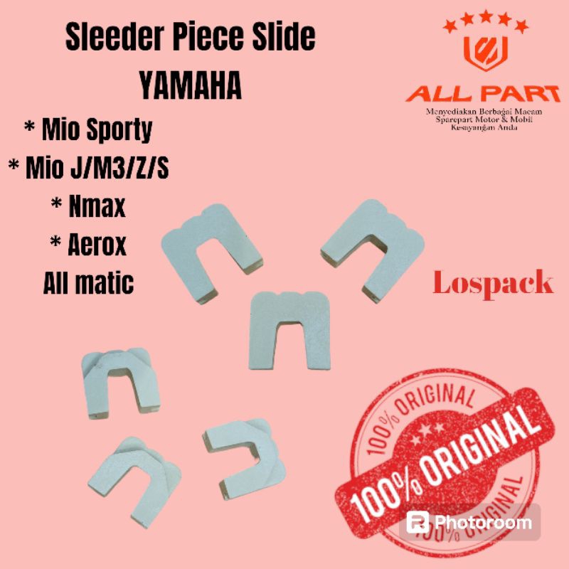 Jual ( ORIGINAL) Sleeder slider piece slide yamaha mio sporty mio j/gt ...