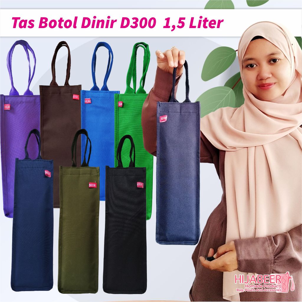 Jual Tas Jinjing Botol 1,5 Liter Bahan Sintetis Dinir D300 Tebal Tali ...
