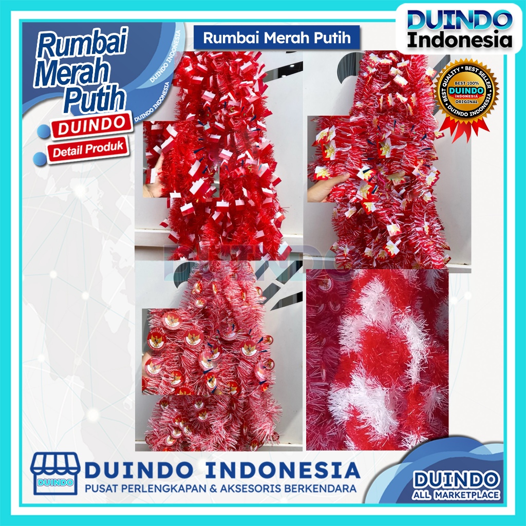 Jual Duindo - Rumbai Slinger Bendera Merah Putih - Spesial Hari Kemerdekaan Hiasan 17 Agustus ...
