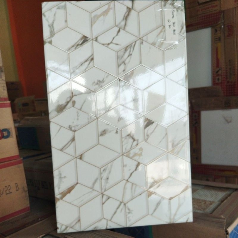 Jual Keramik 25x40 Everest Gold DECO Series Asia tile Grande A | Shopee ...