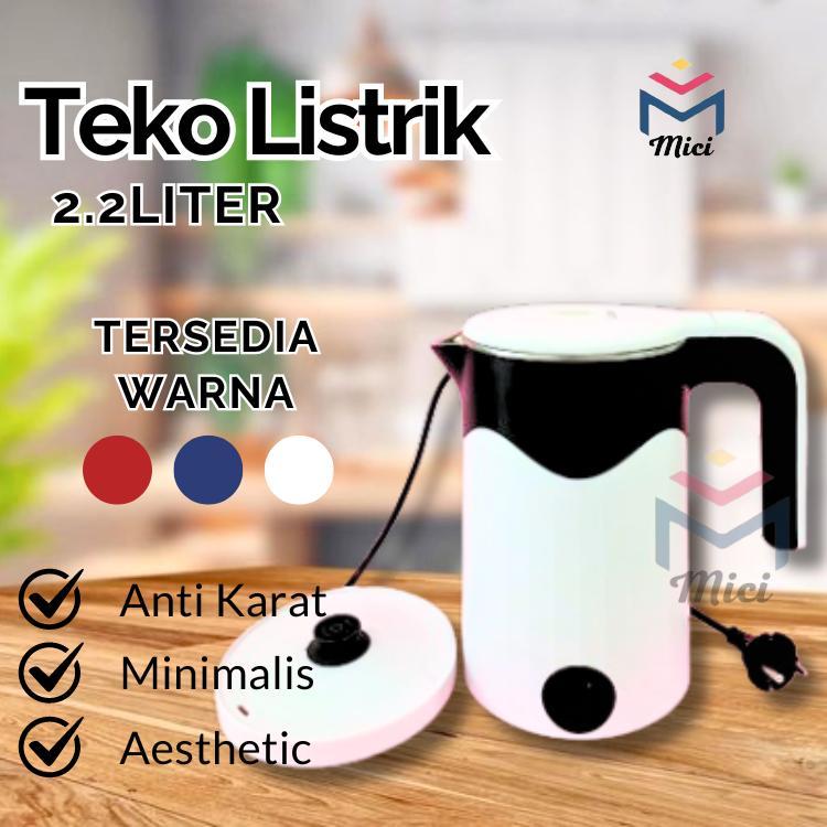 Jual MICI Teko Listrik 2 Liter Full Stainless Steel Pemanas Air ...