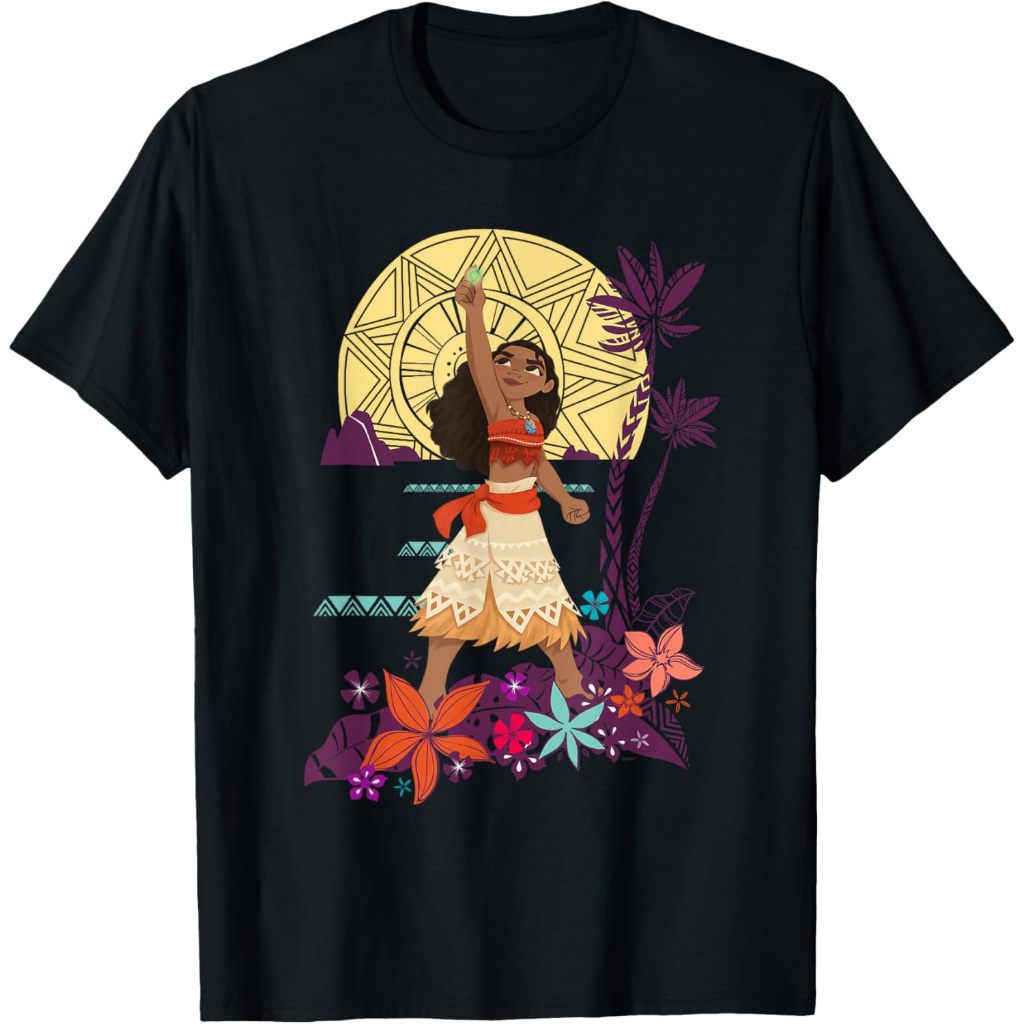 Jual Baju Kaos Dewasa Disney Princess Moana Heart of Te Fiti T-Shirt ...