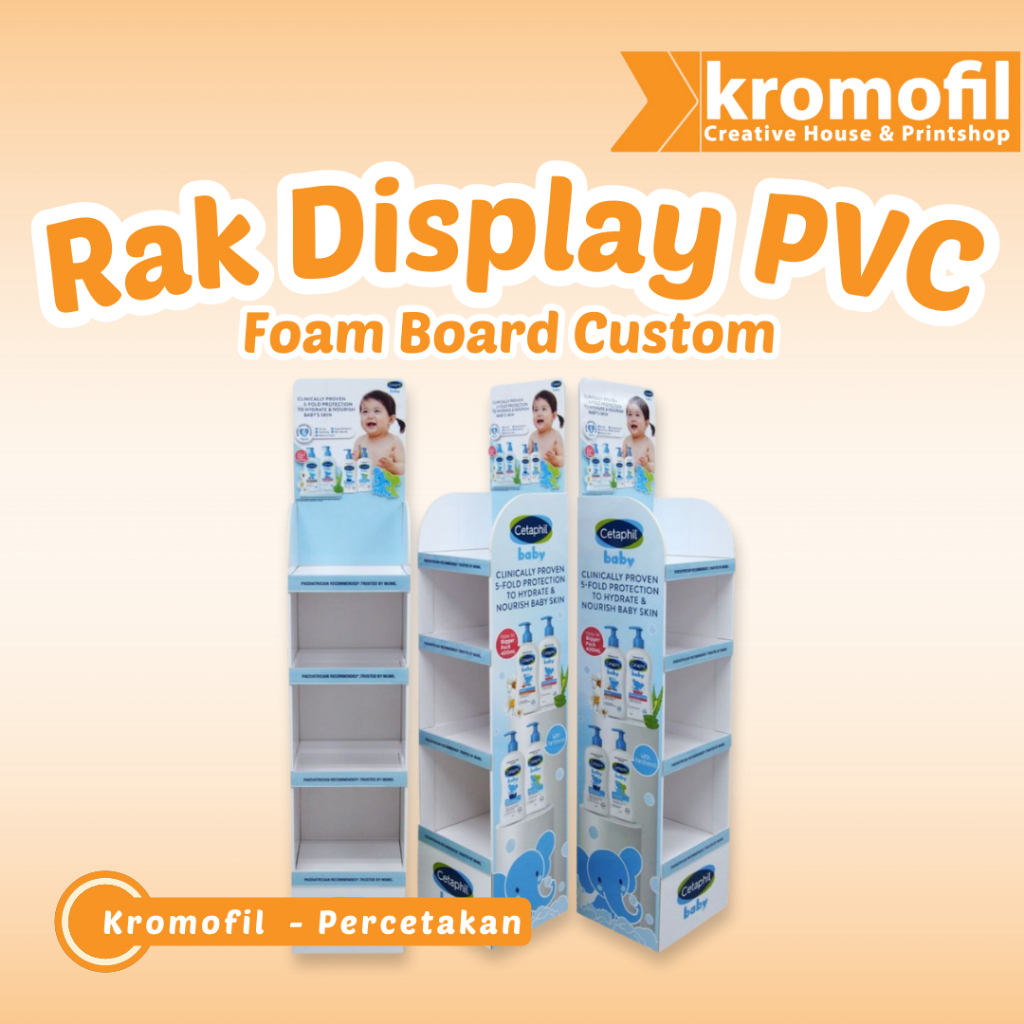 Jual Rak Display PVC Foam Board Custom / Rak Custom PVC Foam Board ...