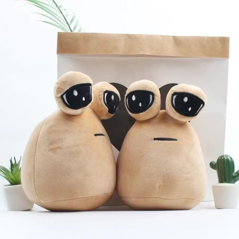 Jual Pou kicik boneka pou plus Pou plus hies pet Alien Dol plus toy ...