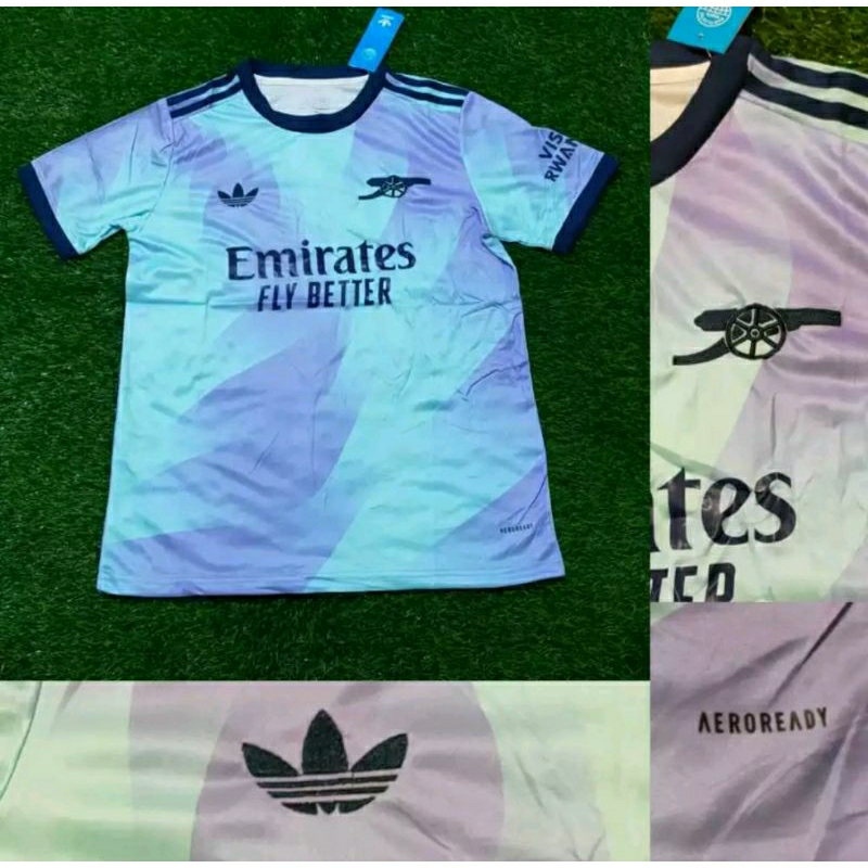Jual JERSEY BOLA ARSENAL THIRD NEW 2024/2025 GRADE ORI | Shopee Indonesia