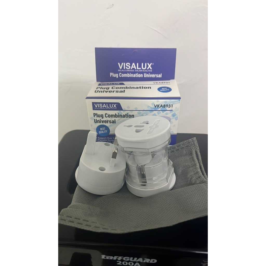 Jual visalux kaki 3 travel adaptor universal | Shopee Indonesia