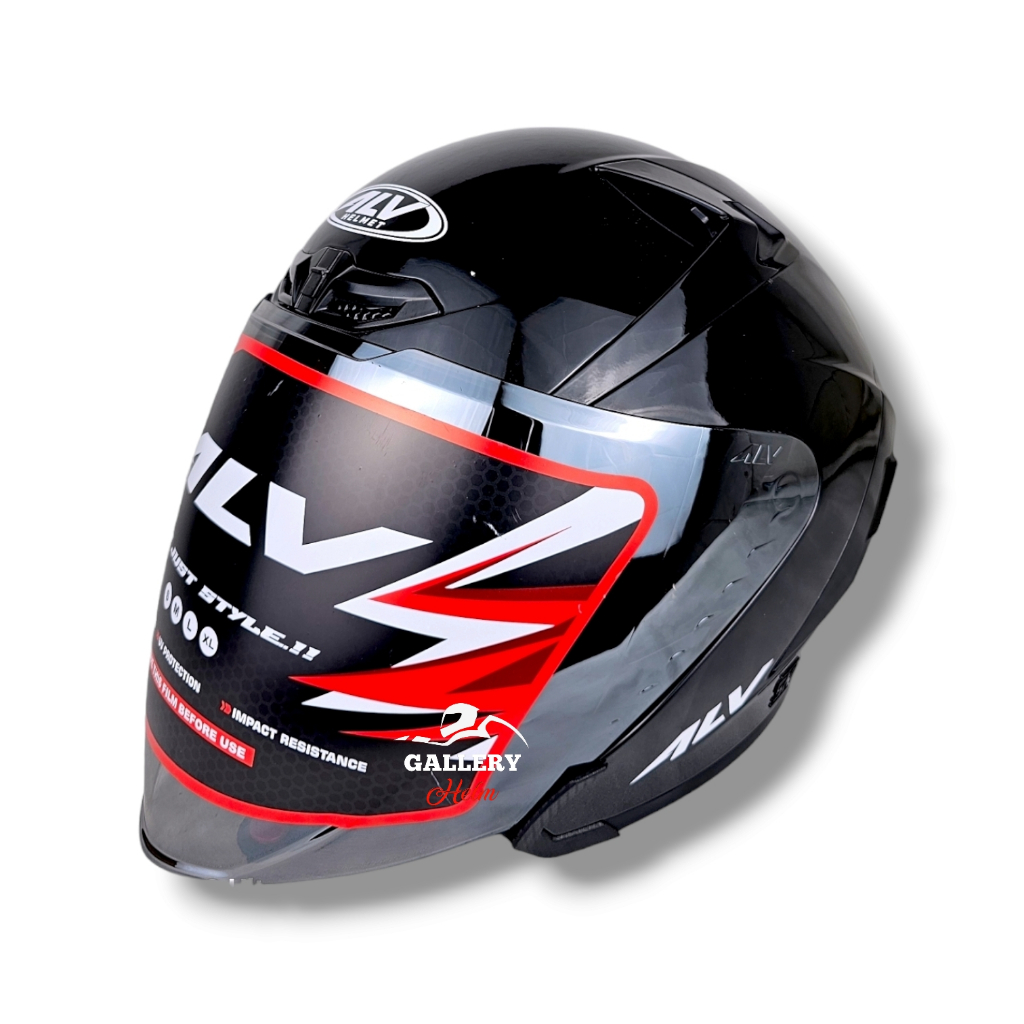 Jual HELM ALV ULTRON SOLID BLACK GLOSSY | Shopee Indonesia