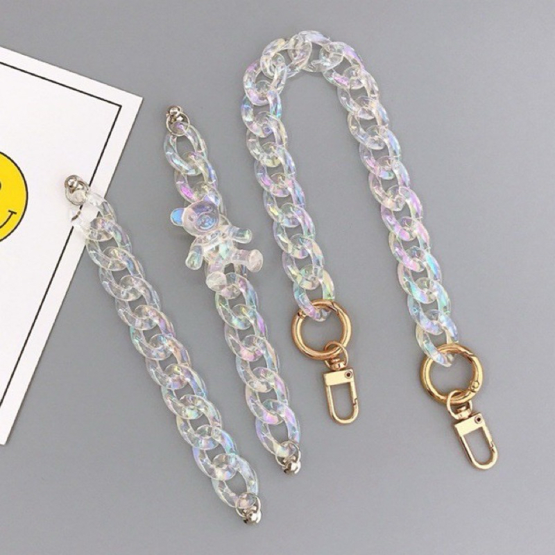 Jual Chain Grip Manik Manik HOLOGRAM / Korean Chain Untuk Case Hp ...