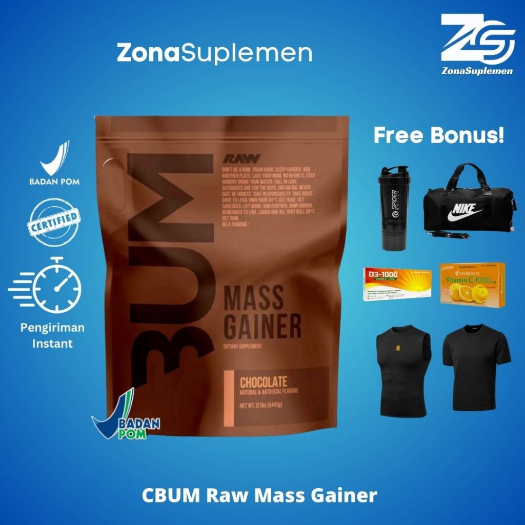 Jual CBUM Raw Mass Gainer 12 Lbs Weight Gain | Shopee Indonesia