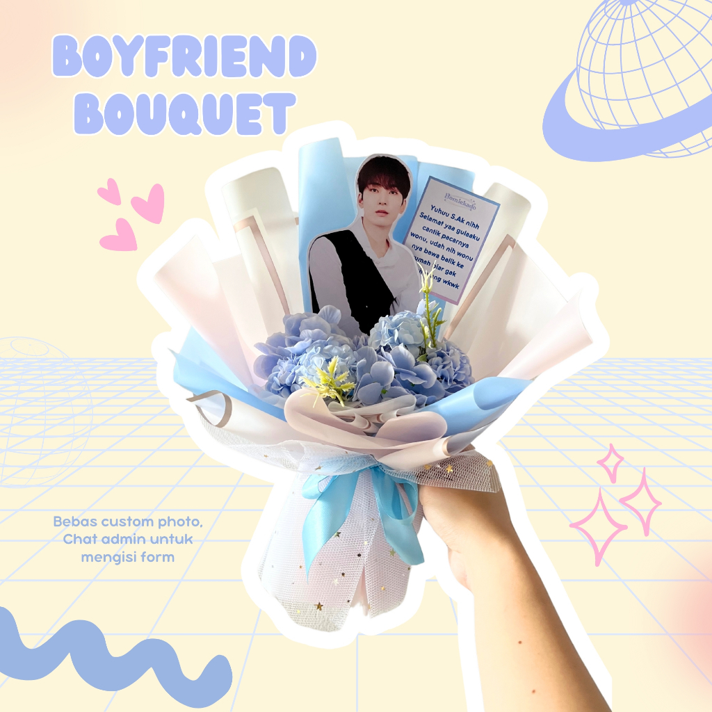 Jual [Baca deskripsi sebelum CO] HOMIEKADO - BOYFRIEND BOUQUET custom ...