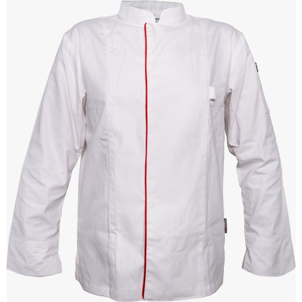 Jual MUCHEF Chef Jacket / Baju Koki Baara White | Shopee Indonesia
