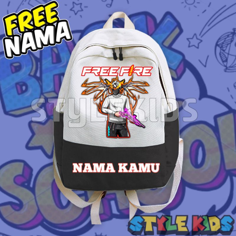 Jual (BISA COD) FREE NAMA Tas Ransel Anak Logo Karakter Versi Sg Rapper ...