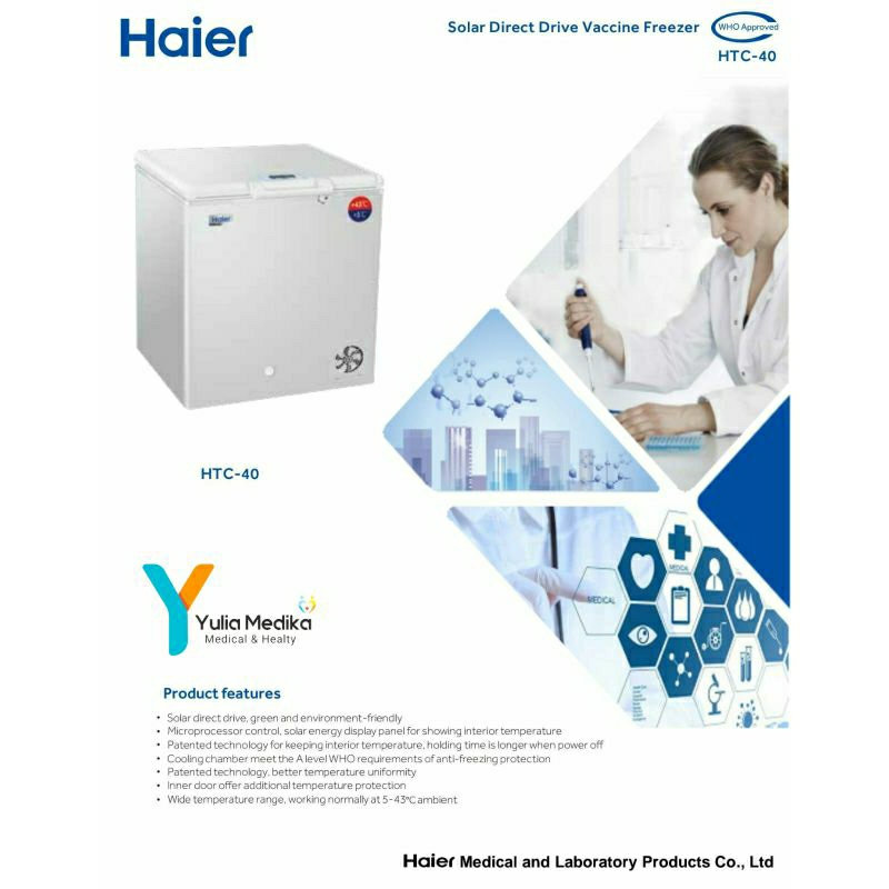 Jual HAIER HTC-40 VACCINE FREEZER | Shopee Indonesia