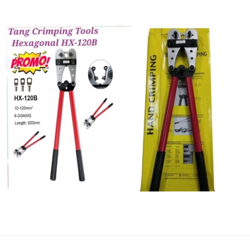 Jual HEXAGONAL CRIMPING TOOL (SEGI 6) HX-120B OPT/TANG HX-120B SEGI ...