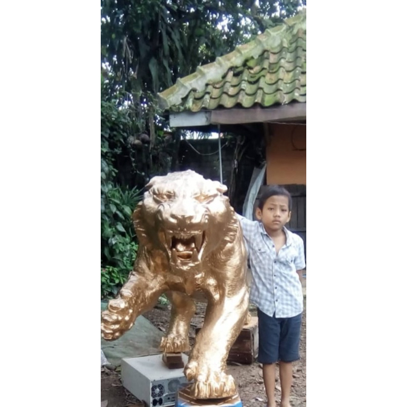 Jual Patung Macan Besar Berkualitas Bahan Resin | Shopee Indonesia