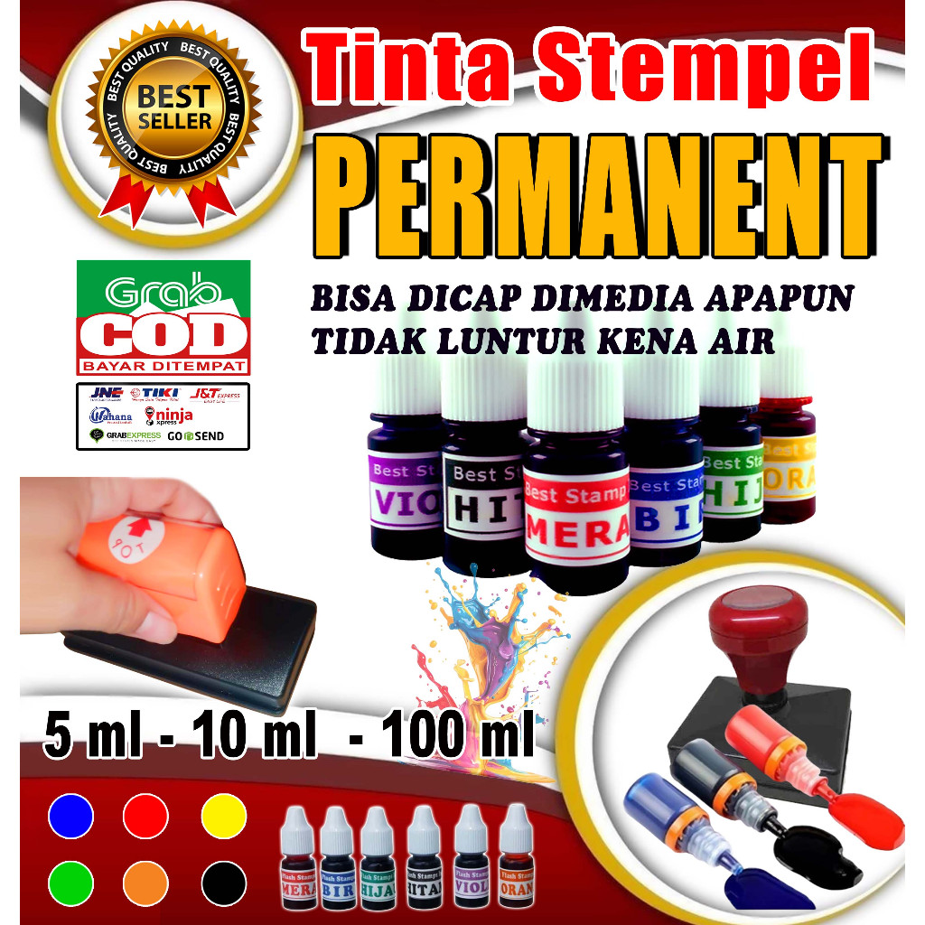 Jual Tinta Stempel Permanent Waterproof | Shopee Indonesia