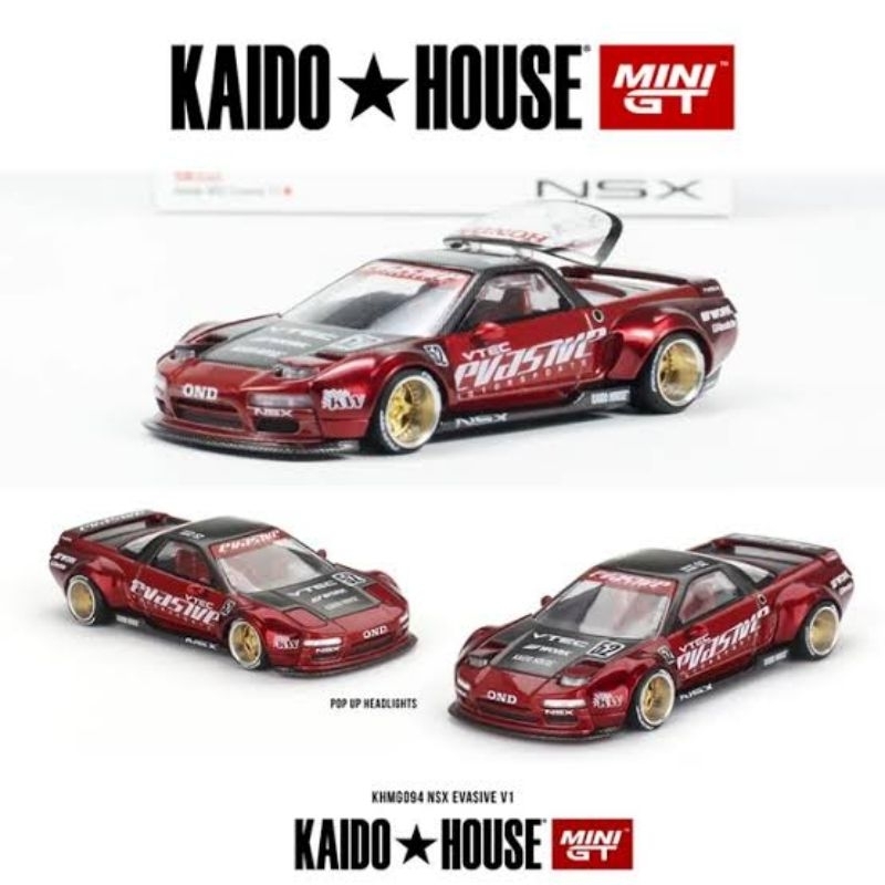 Jual Mini GT Kaido House Honda NSX Evasive V1 | Merah | Shopee Indonesia