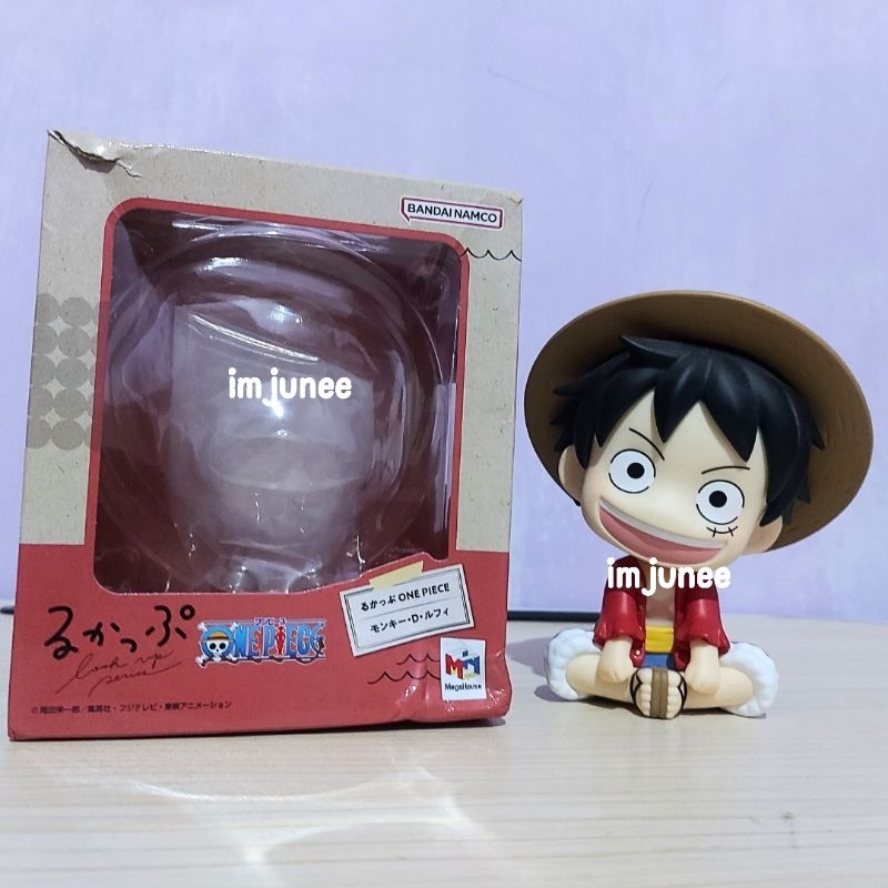 Jual one piece official luffy look up rukappu figure | Shopee Indonesia