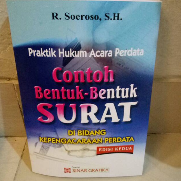 Jual KODE H74I Praktik Hukum Acara Perdata Contoh Bentuk bentuk Surat | Shopee Indonesia