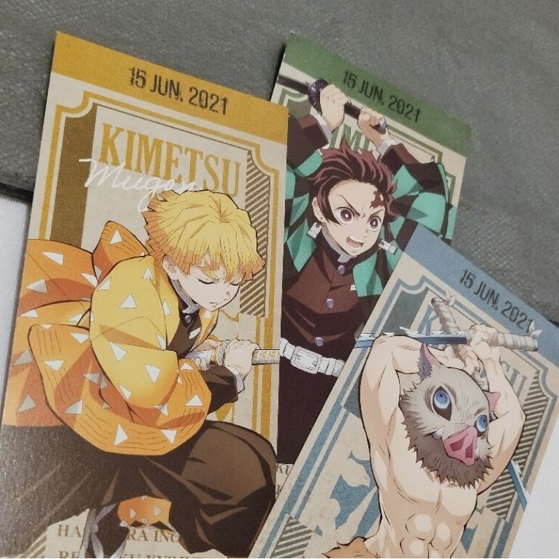 Jual official ticket kimetsu no yaiba / demon slayer movie | Shopee ...