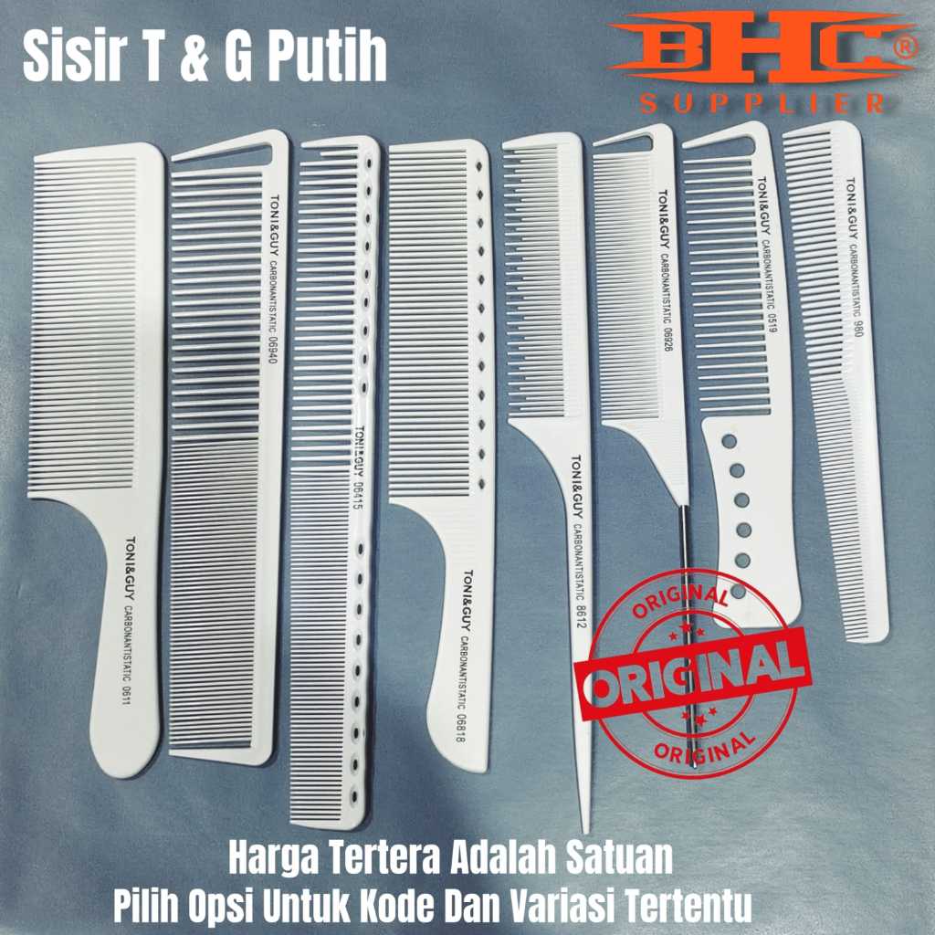 Jual Sisir Set Tony Original Sisir Salon Barberahop pangkas Rambut ...