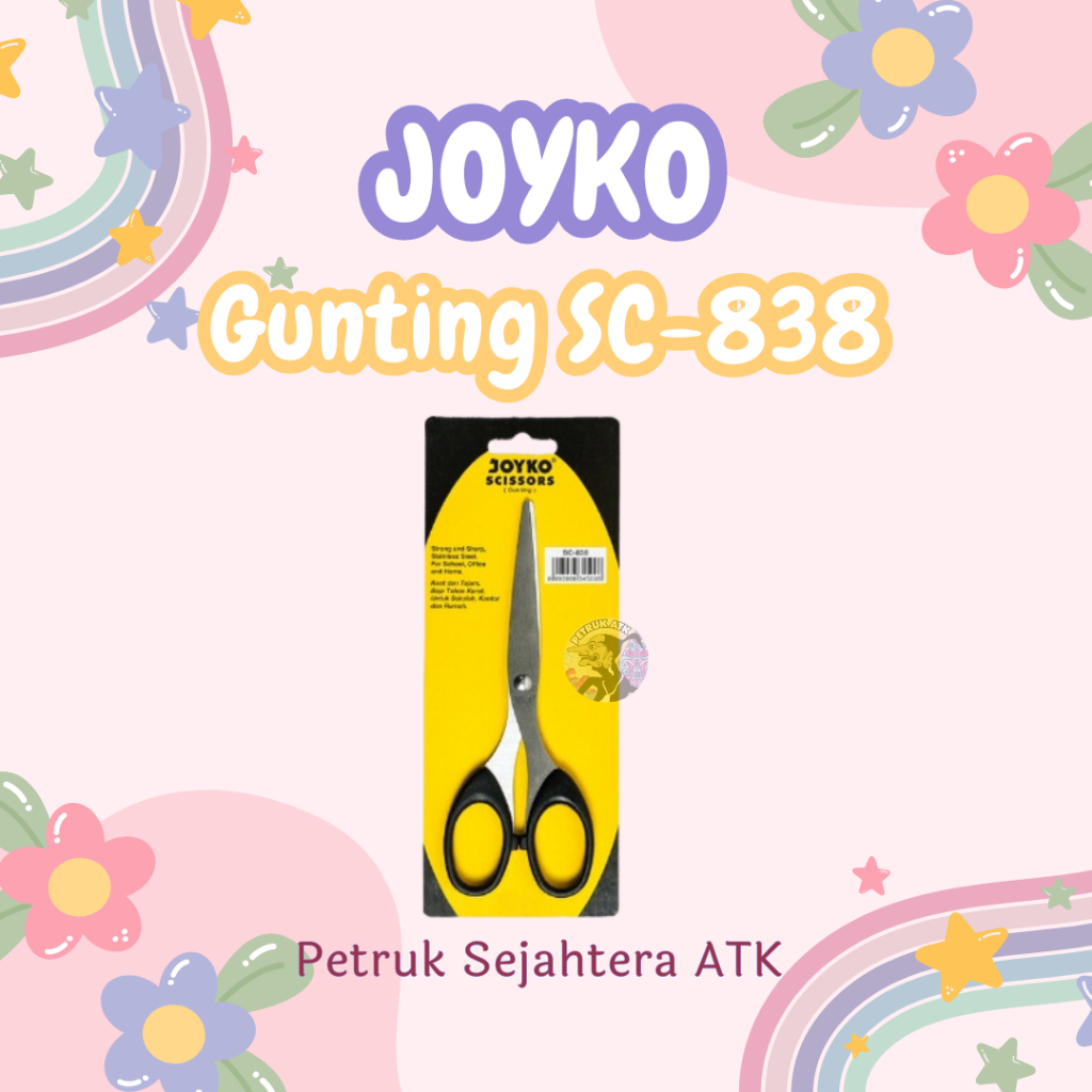 Jual [PCS] GUNTING JOYKO SC-838 TANGGUNG / SEDANG / MEDIUM SCISSORS ...