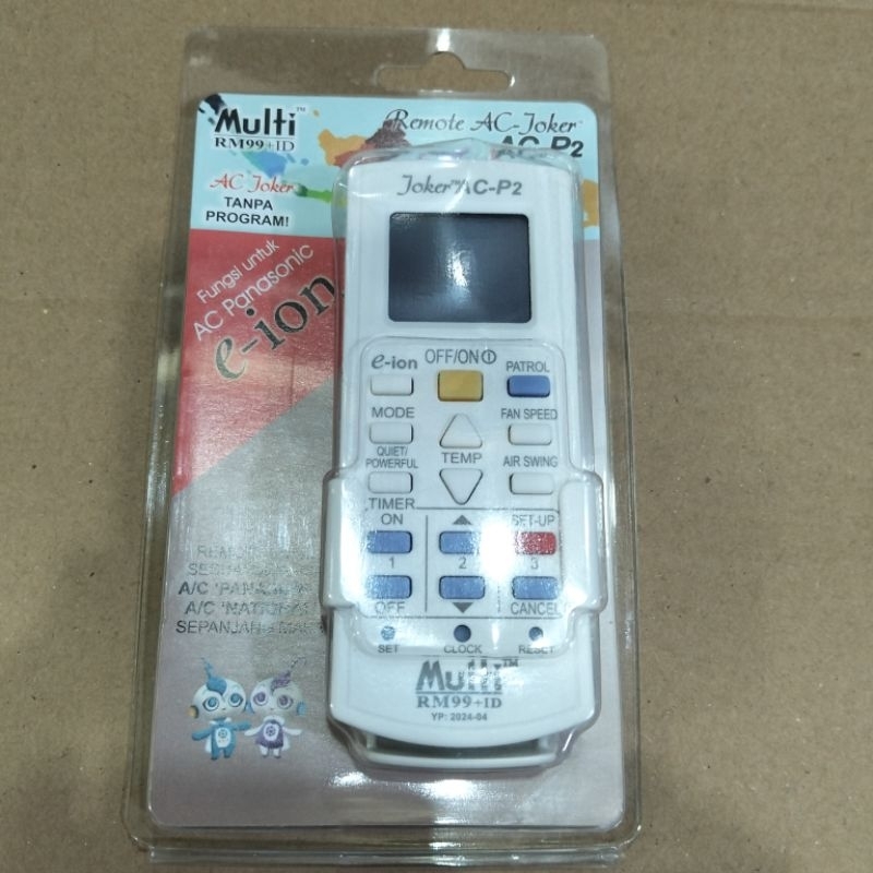 Jual Remote AC Multi Joker kode RM 99 (panasonic) | Shopee Indonesia