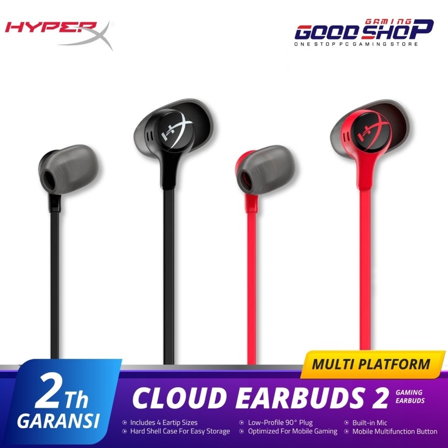 Jual HyperX Cloud Earbuds II - Gaming Earphone ear buds 2 | Shopee Indonesia
