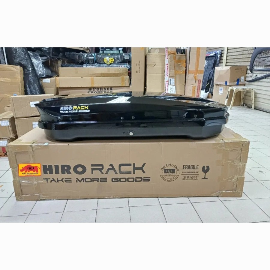 Jual roof box hiro rack slim hitam glossy 143 cm | Shopee Indonesia