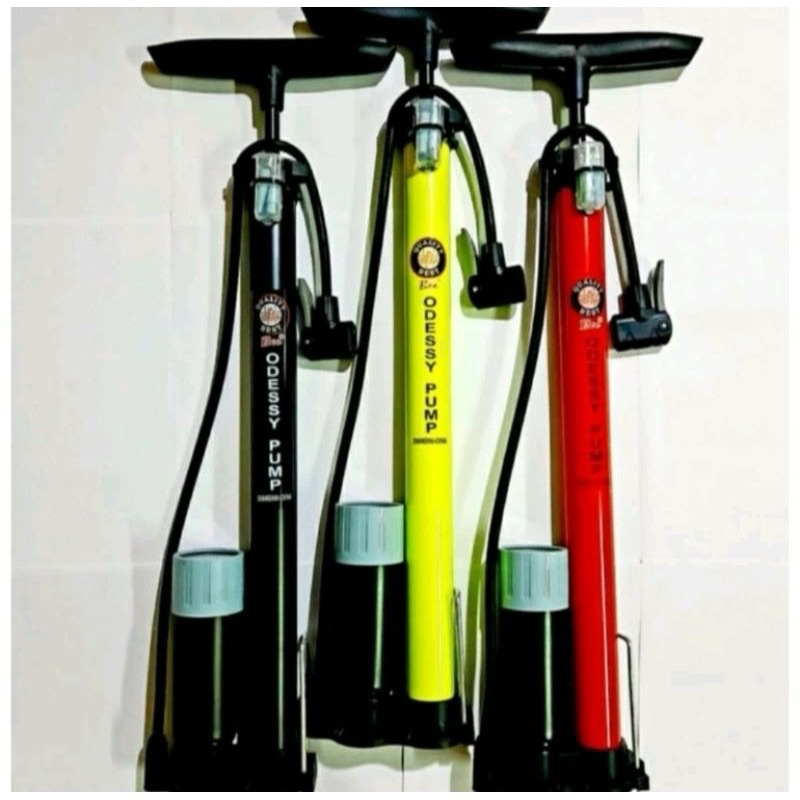 Jual pompa tabung ban angin sepeda / motor chrome besi odessy ...
