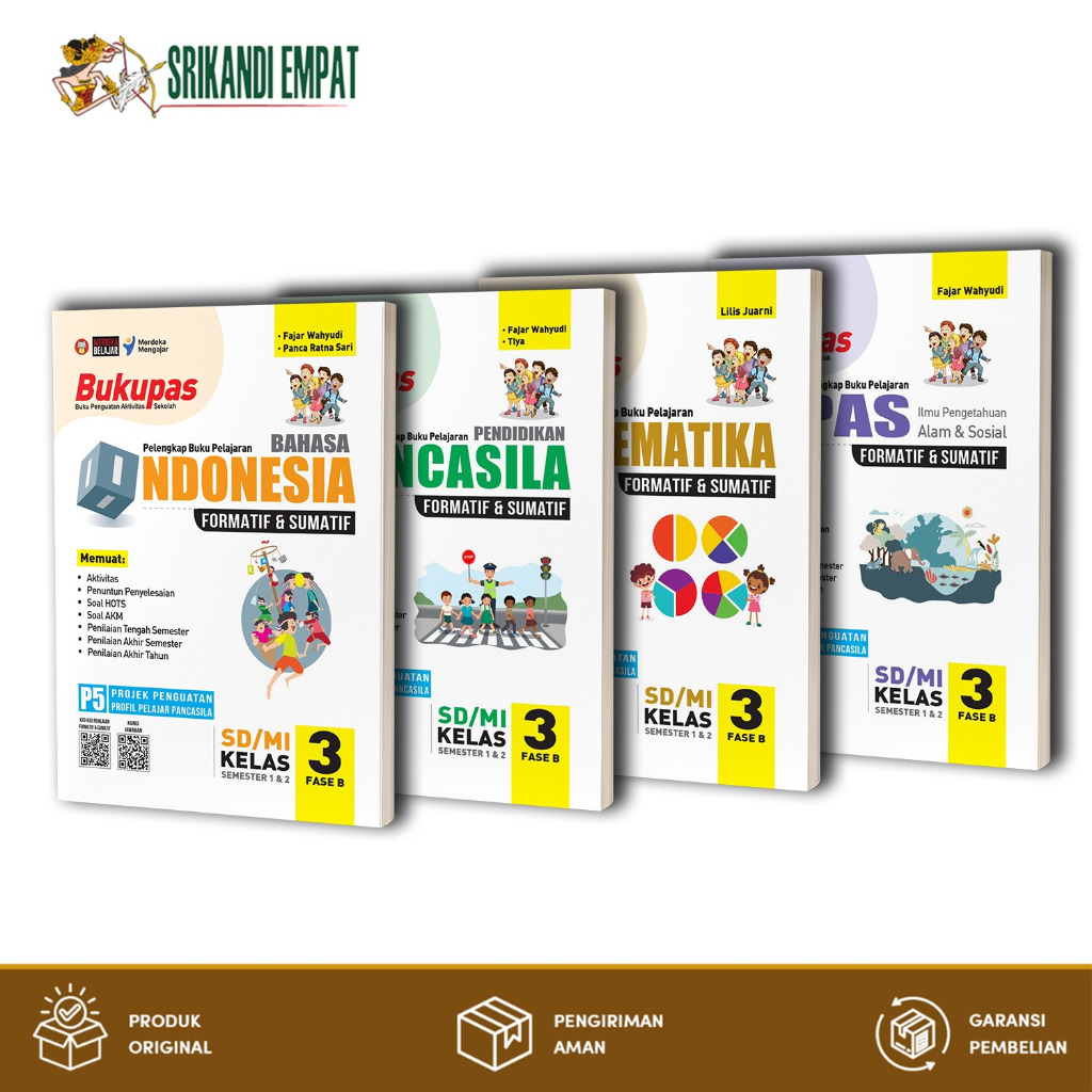 Jual Srikandi Empat - [Variasi] Bukupas SD/MI Kelas 3 Latihan Soal | Shopee Indonesia