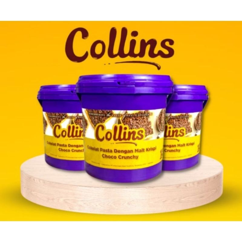 Jual COLLINS CHOCO CRUNCHY 1KG/ SELAI COKLAT CRUNCHY/ SELAI ROTI ...
