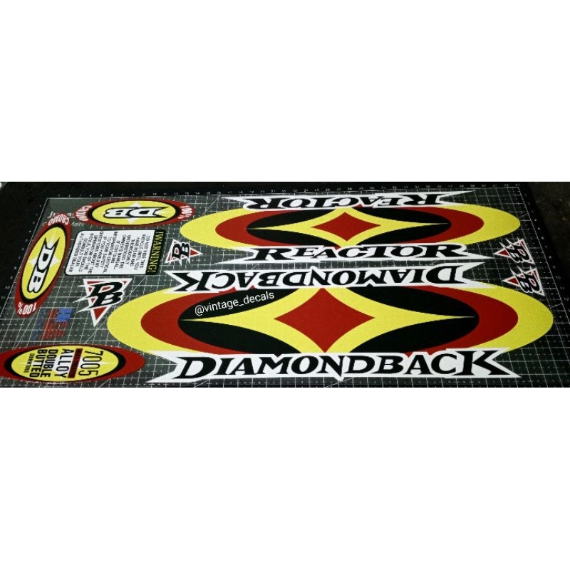 Jual decals replacement BMX diamondback db reactor | Shopee Indonesia