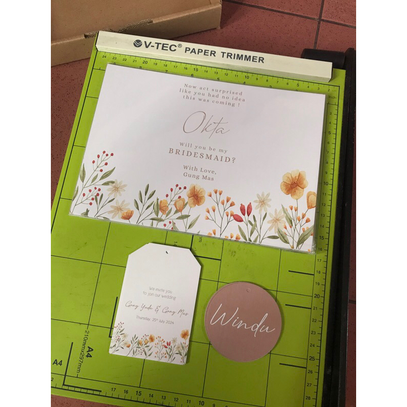 Jual Bridesmaid card custom (28x18 cm) | Shopee Indonesia