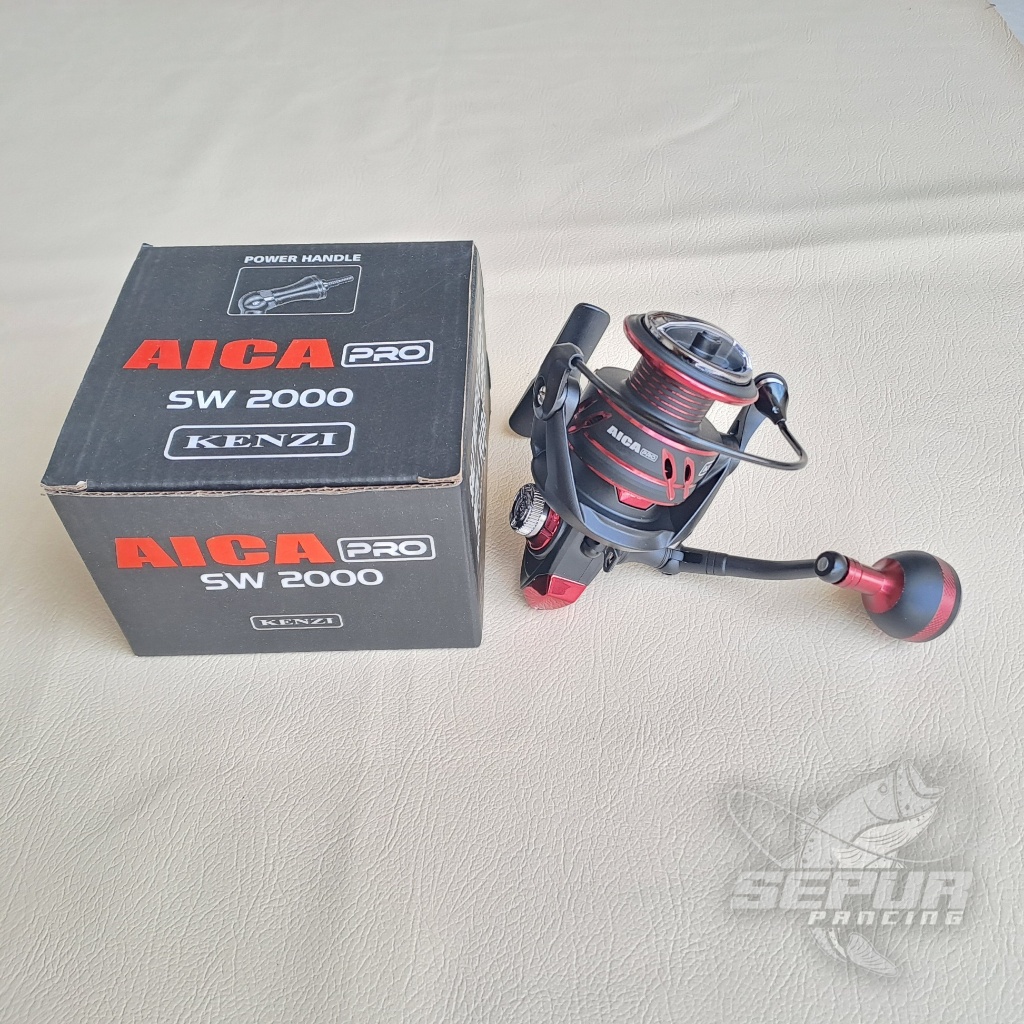 Jual REEL Pancing KENZI AICA PRO SW (1000 2000 3000 4000) | Shopee ...
