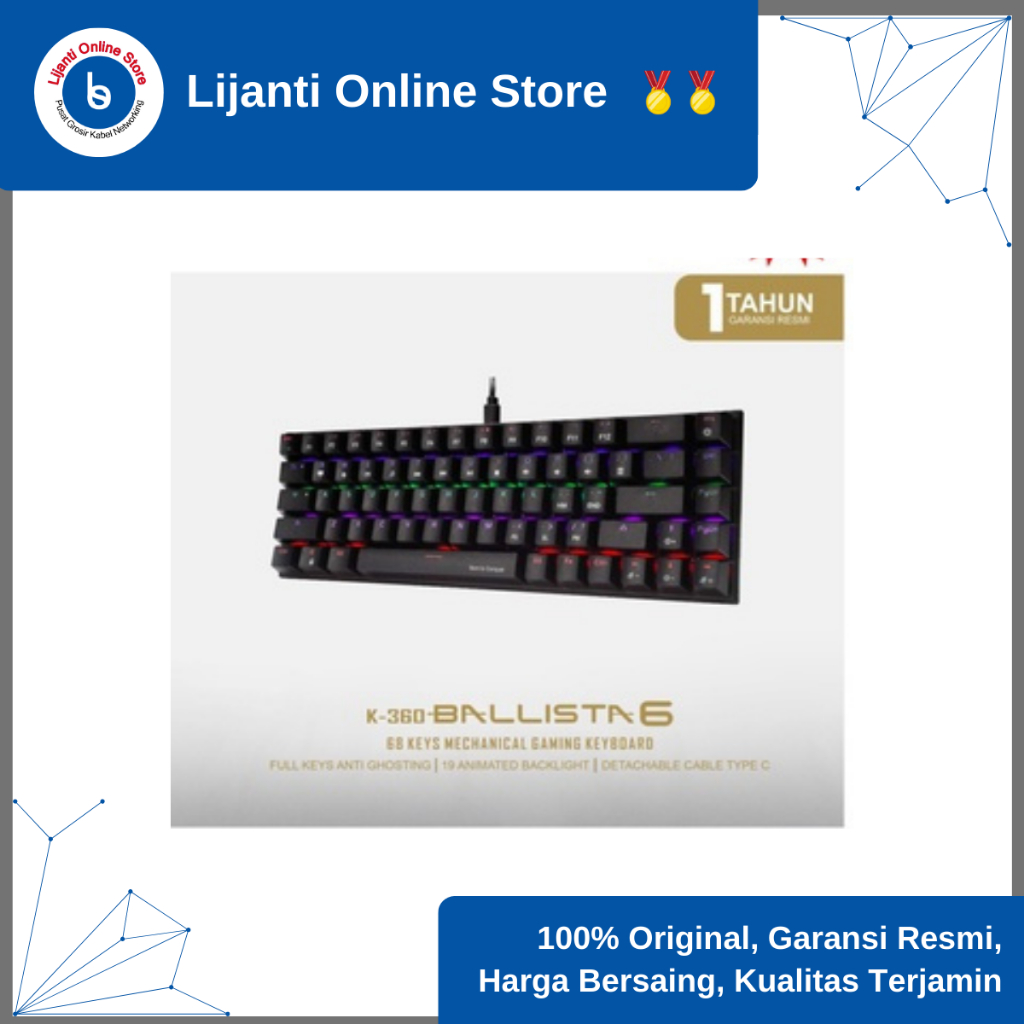 Jual Imperion Keyboard Gaming Ballista 6 KG-360 Mechanical/Keyboard ...
