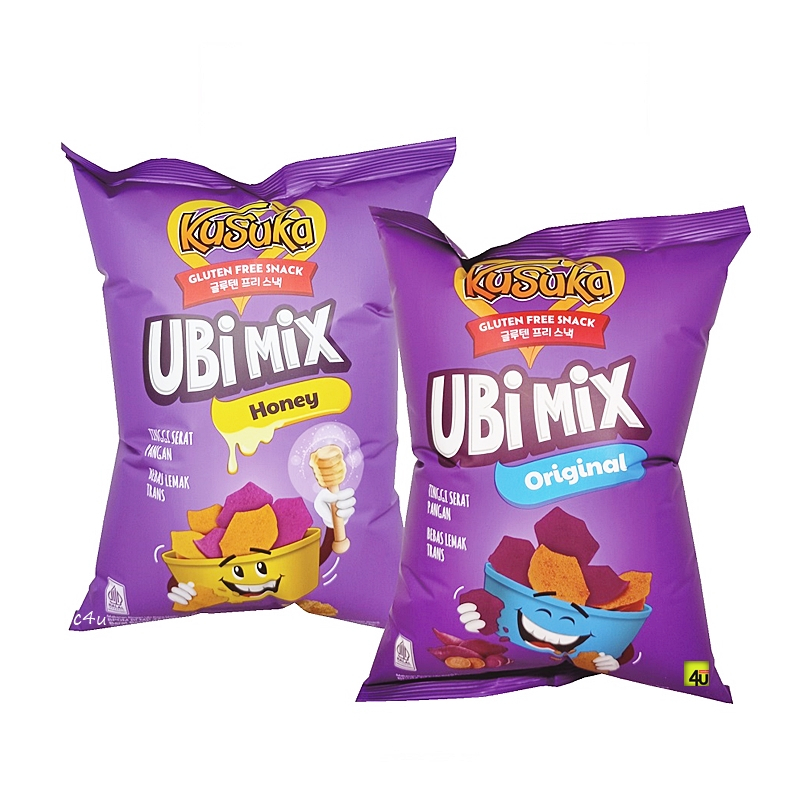 Jual Kusuka Ubi Mix Gluten Free Snack 40gram Kusuka UBI MIX - Keripik ...