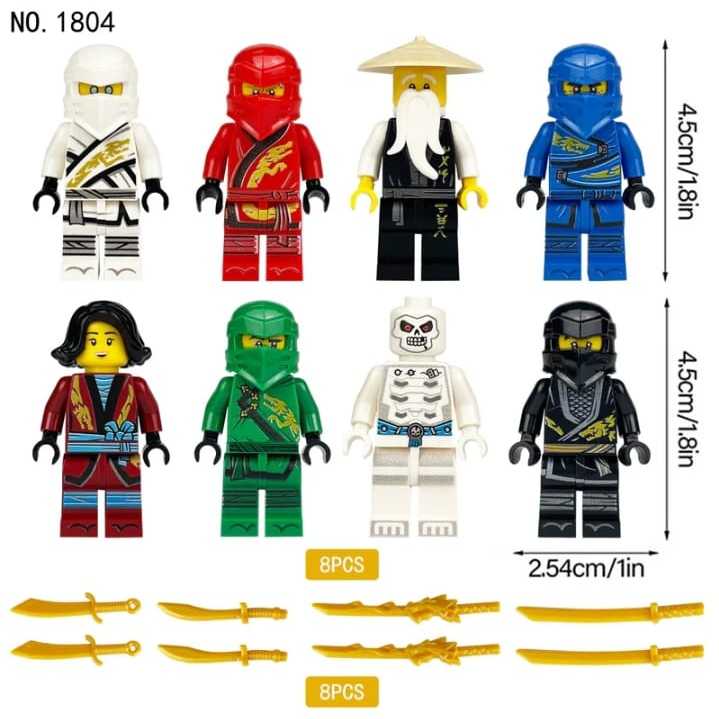 Jual Mainan balok lego ninja go lego rakit ninja go/minifigures ...