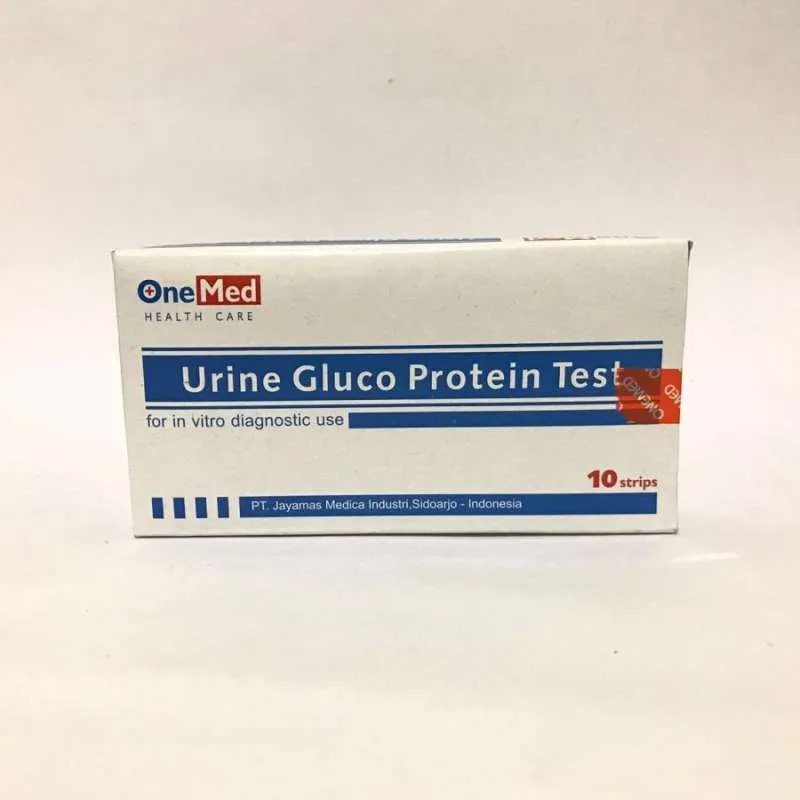Jual Urine Gluco Protein Test Strip Penguji Urin 10 Strips OneMed ...