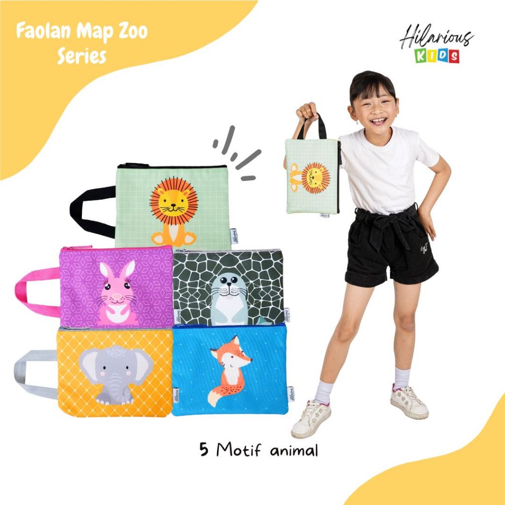 Jual HILARIOUS KIDS / Map Anak Karakter / Faolan Map Zoo Series / Map ...