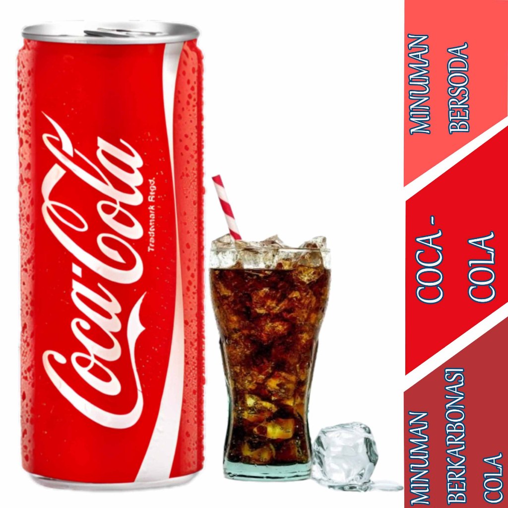 Jual Minuman Bersoda - Coca Cola - Minuman Berkarbonasi Rasa Cola - 250ml | Shopee Indonesia