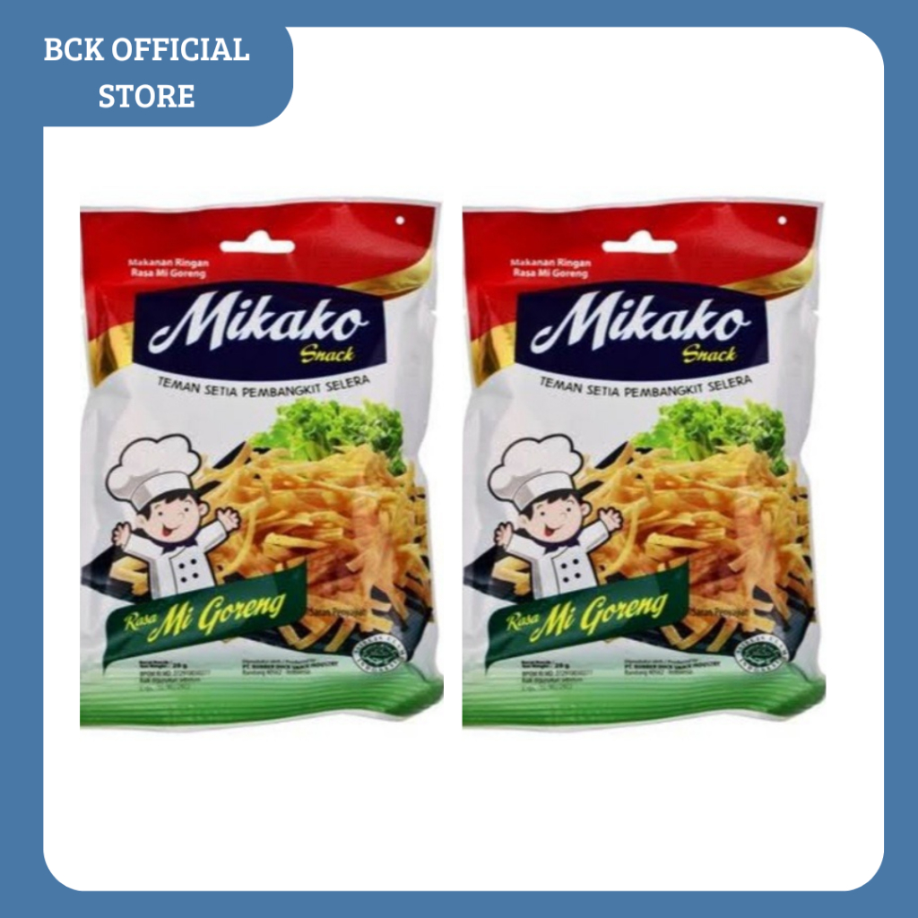 Jual Mikako Snack Rasa Mi goreng 10x18gr (Pack) | Shopee Indonesia
